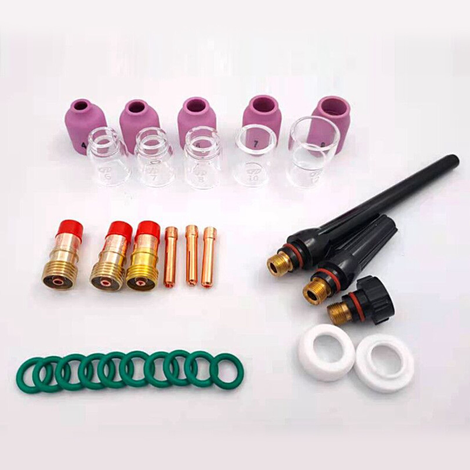 31x Welding Torch Kit Stubby Gas Lens for WP-17/18... – Grandado