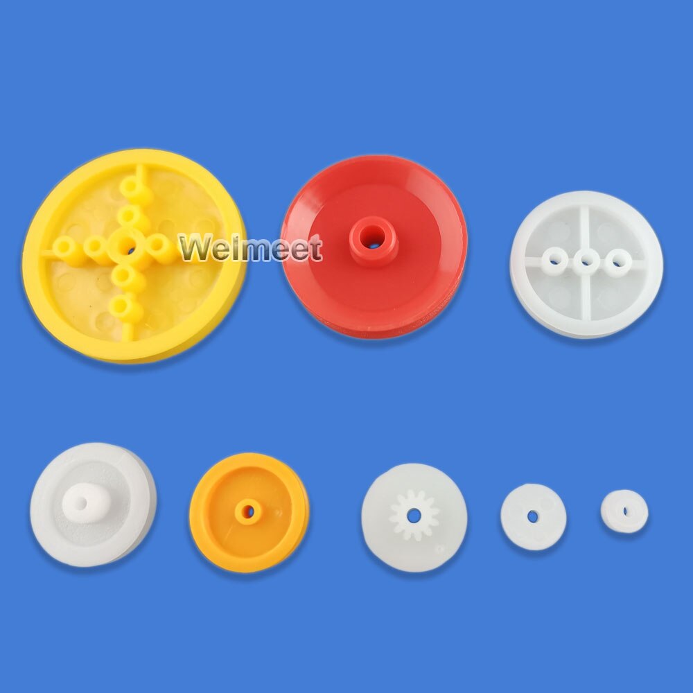 8PCS Motor Synchronous Belt Plastic Pulley Wheel S... – Grandado