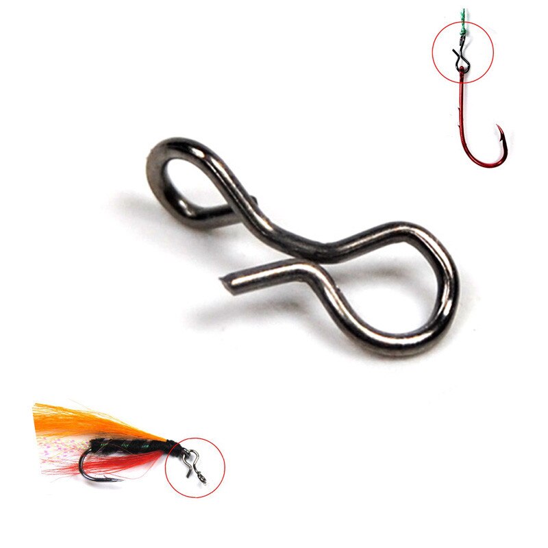 50Pcs Fishing fly / Hook / Lure Quick change conne... – Grandado