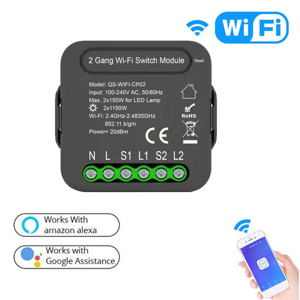 Module De Commutation Intelligent Wifi Tuya Commu Grandado