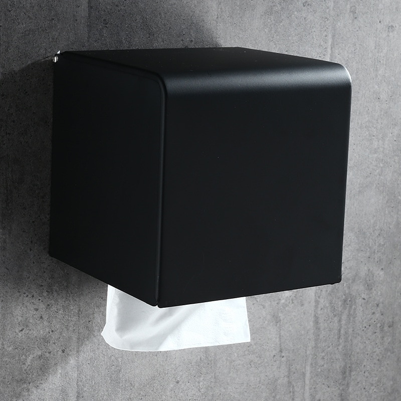 Bathroom Paper Holder Aluminum Black Bathroom Pape... – Grandado