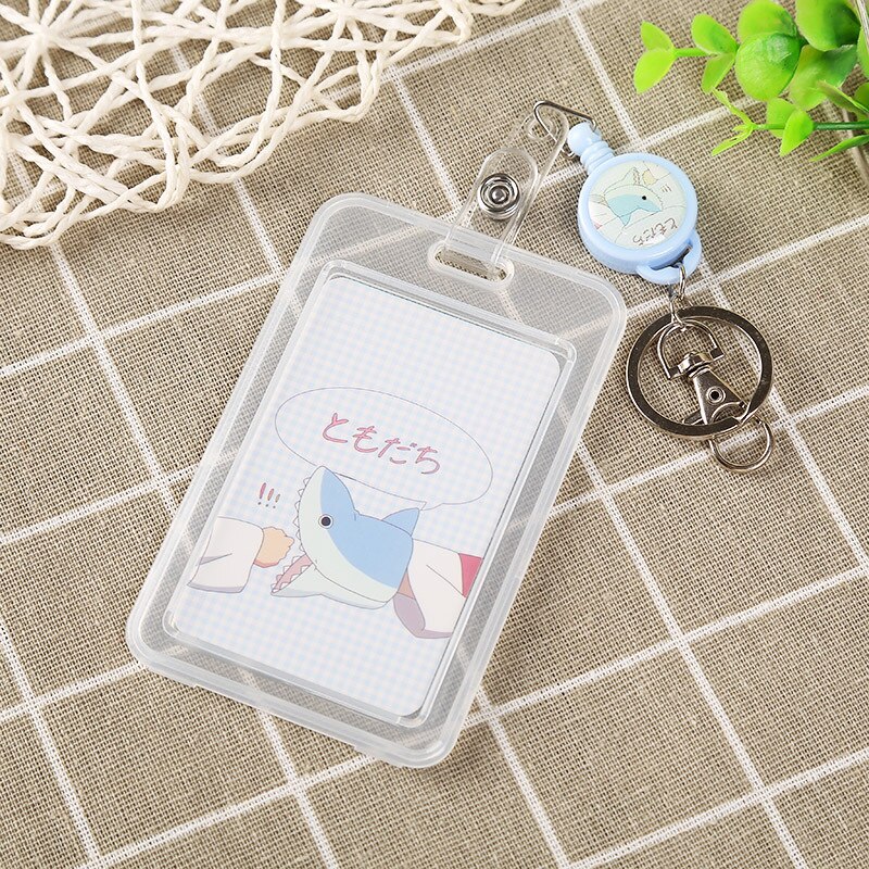 Cute Cartoon Transparent ID Card Cover Holder Bus ... – Vicedeal