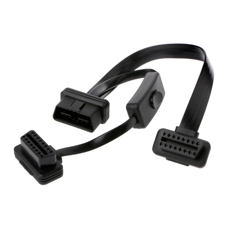 16 Pin OBD2 Y Splitter Met Schakelaar Male Naar Du... – Vicedeal