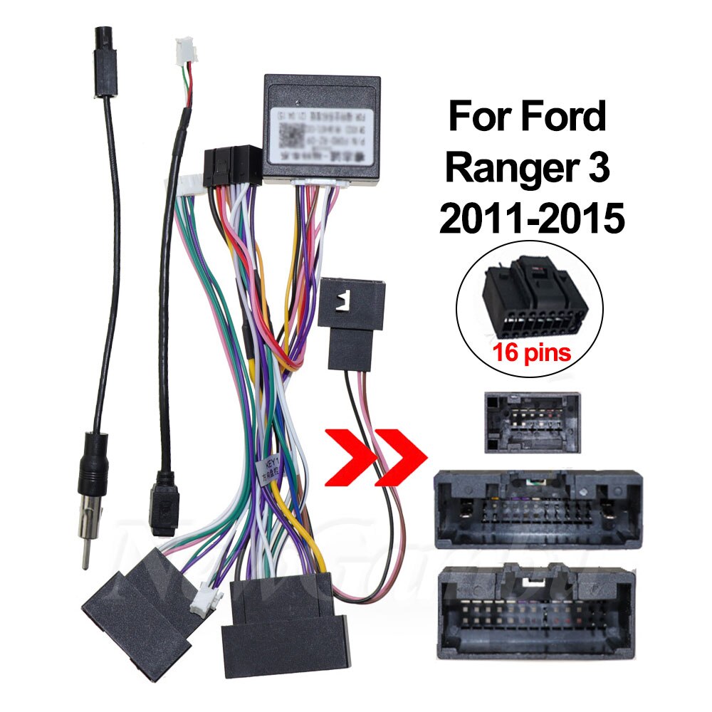 16 Pin For Ford Ranger F25 Android DVD Audio Adapt... – Grandado