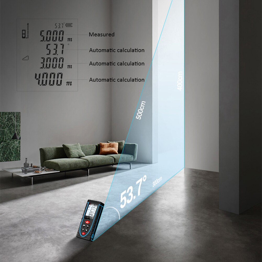 Range Finder Tool Battery-powered Distance Meter H... – Grandado