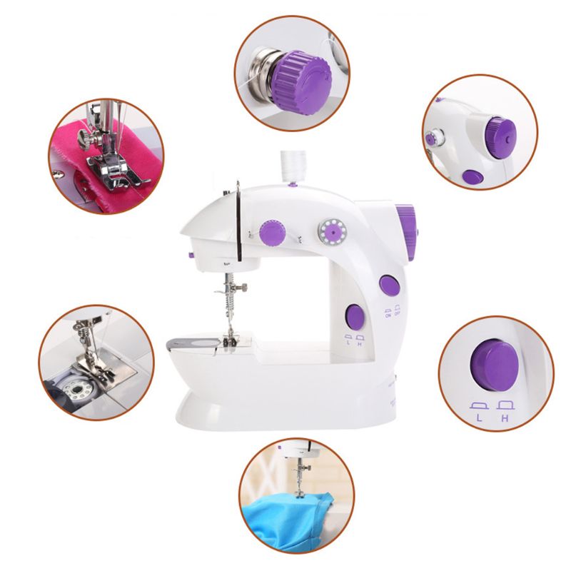 Draagbare Mini Basic Naaimachine Met Licht En Lich... – Grandado