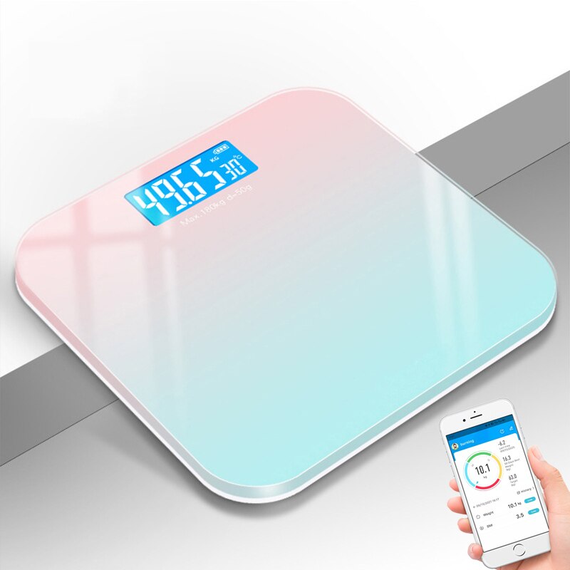 Bluetooth Body Scale BMI Bathroom Scales Smart Ele... – Vicedeal