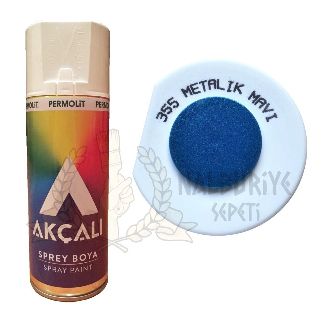Akçalı METALLIC BLUE Spray Paint 400ml - 355 – Grandado