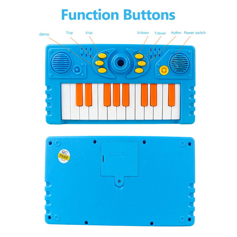 21 Keys Kids Cartoon Electronic Piano Toy keyboard... – Grandado