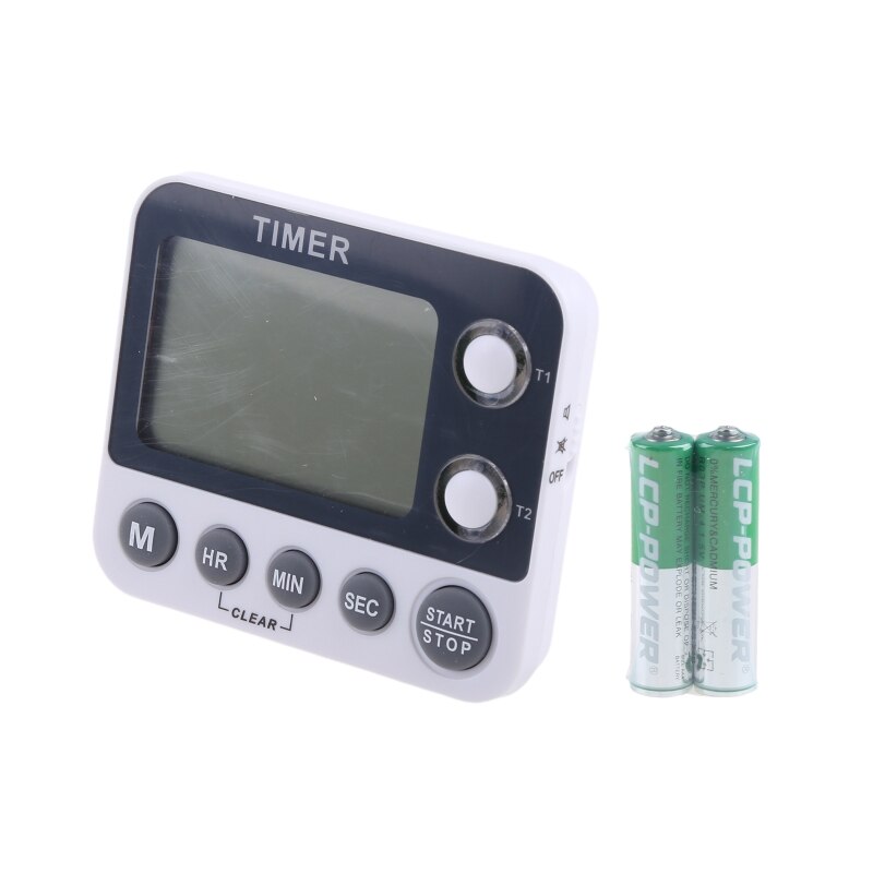 2 Group Timer Stopwatch Kitchen Cooking Timer Port... – Vicedeal