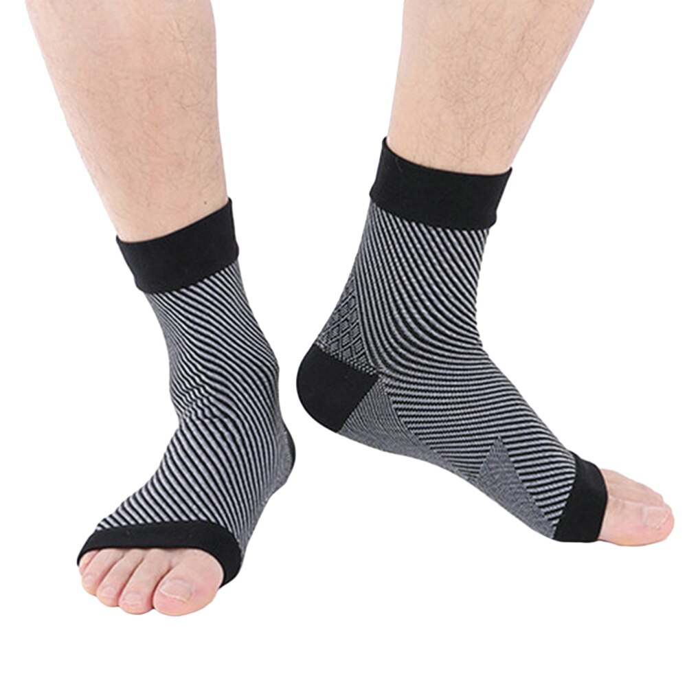 2 Pairs Foot Sleeve Socks Elastic Breathable Socks... – Grandado