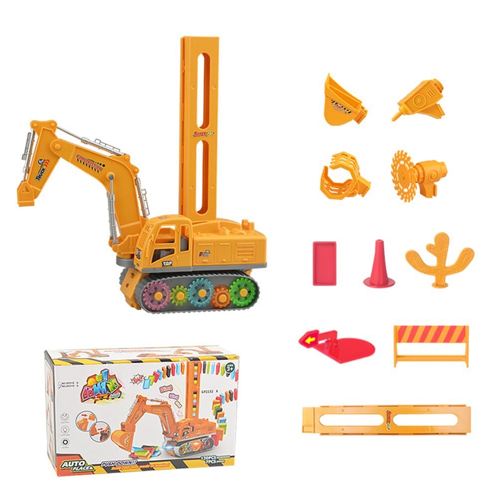 Toy Car 2153A Domino Engineering Car With Light An... – Grandado