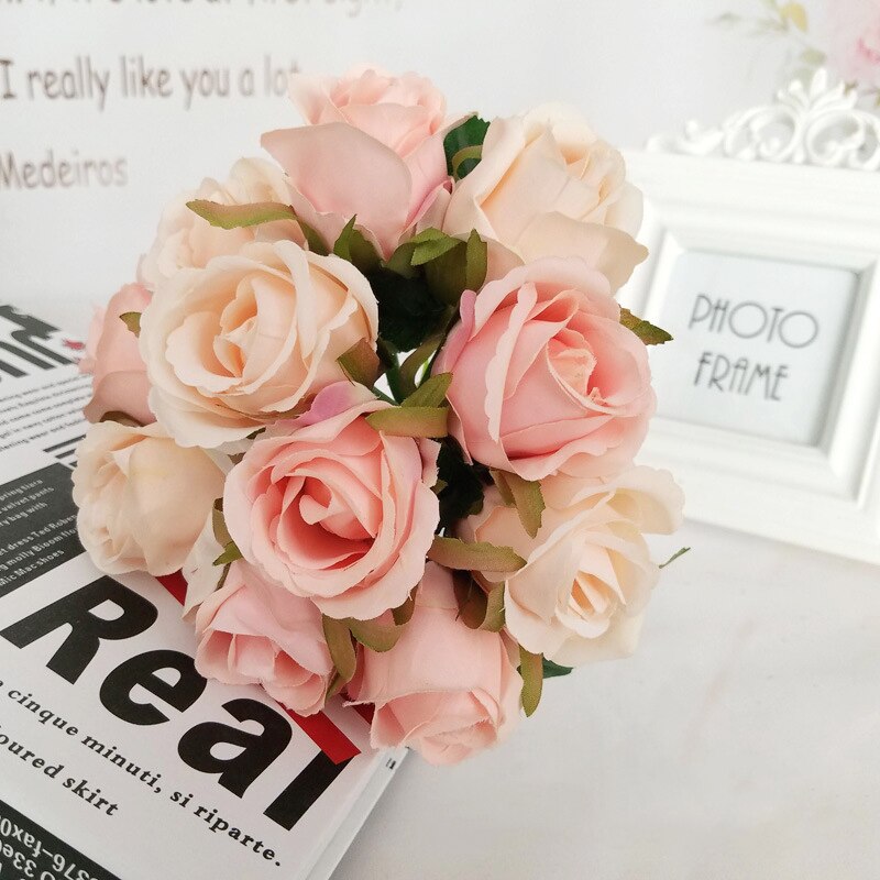 Good Healthy 2 Pcs Handmade Rose Flowers Bouquet 2... – Grandado