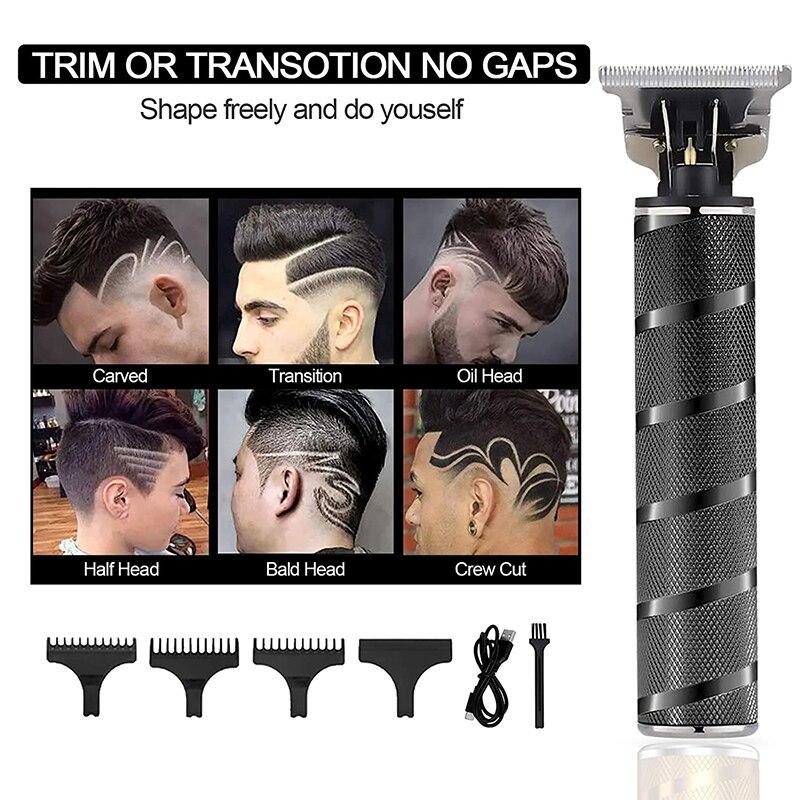 Electric Hair Clipper Cylindrical Flat Head Airpla... – Grandado