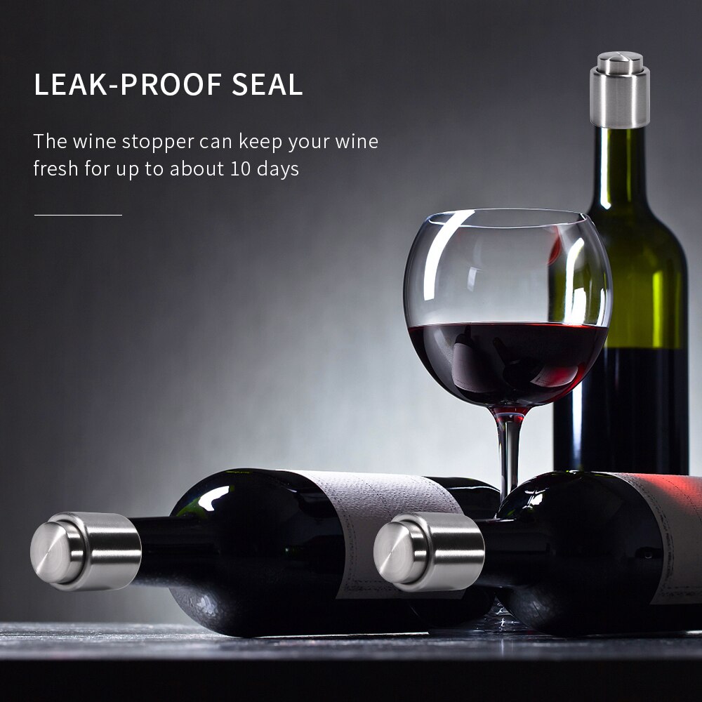 Bottle Stopper Stainless Steel Wine Bottle Stopper... – Vicedeal