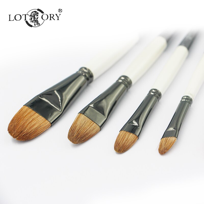 LOTORY 888 Gouache brush set Weasel's hair Cat ton... – Grandado