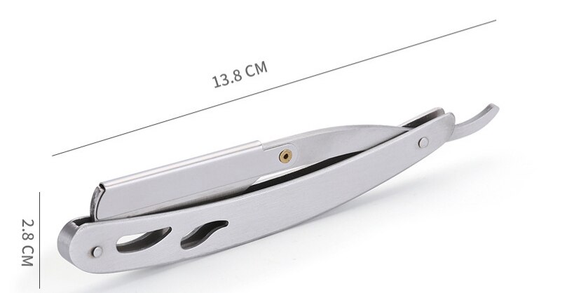 Stainless Steel Razor Barber Salon Straight Cut Th... – Grandado