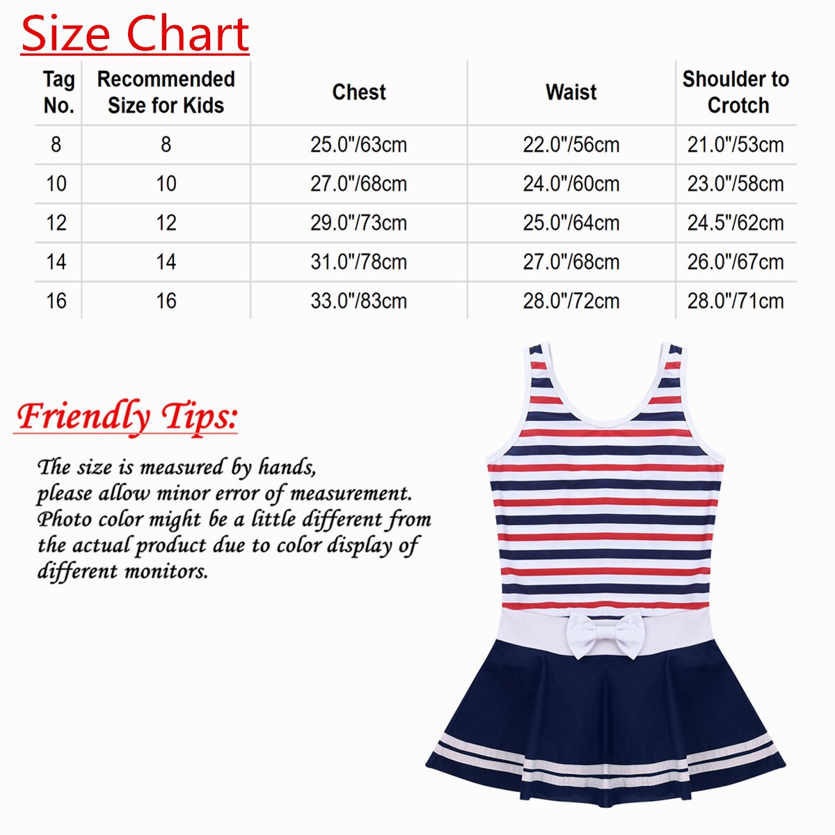 Oyolan Children Swimwear Teen Girls Swimsuit One P... – Grandado