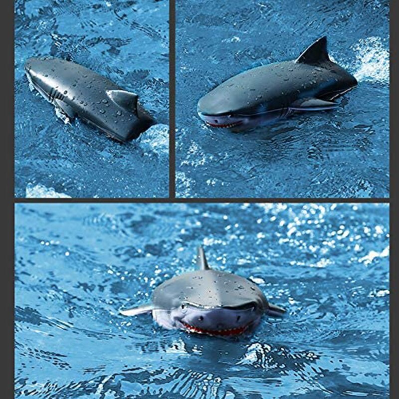 2.4G 2 In1 Rc Mini Speed Boot Shark Head Remote Cr... – Grandado