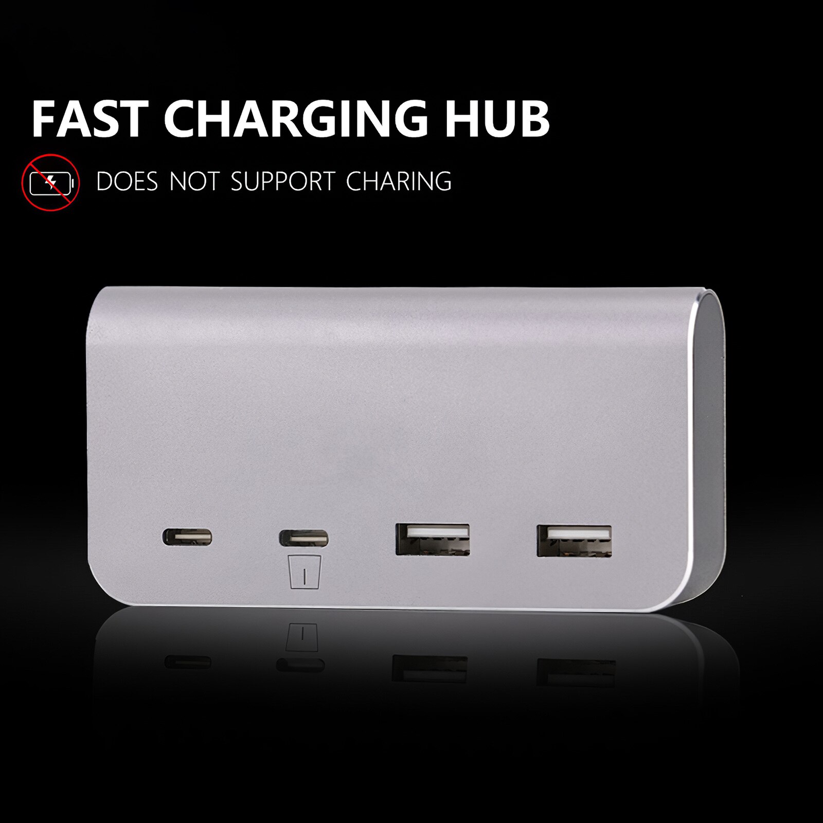 Onever Gray 4-Port USB HUB Extension High-Speed Tr... – Grandado