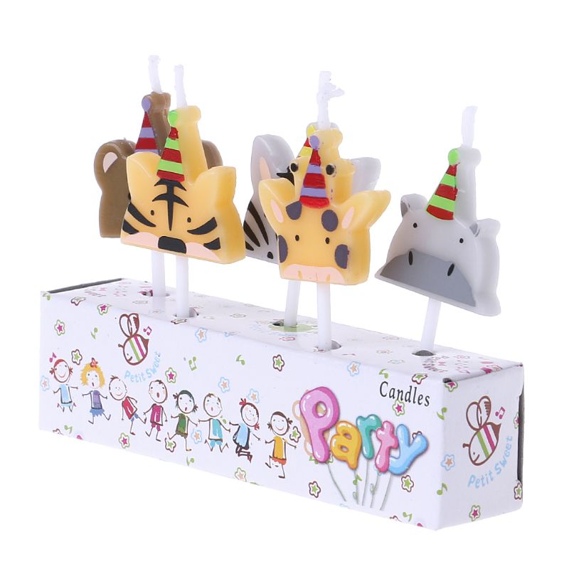 5Pcs/set Cute candle zoo party shape Carnival anim... – Vicedeal