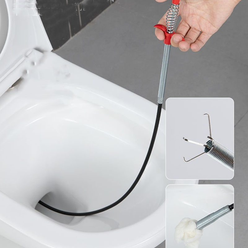 90cm Drain Snake Spring Pipe Dredging Tool Dredge ... – Grandado