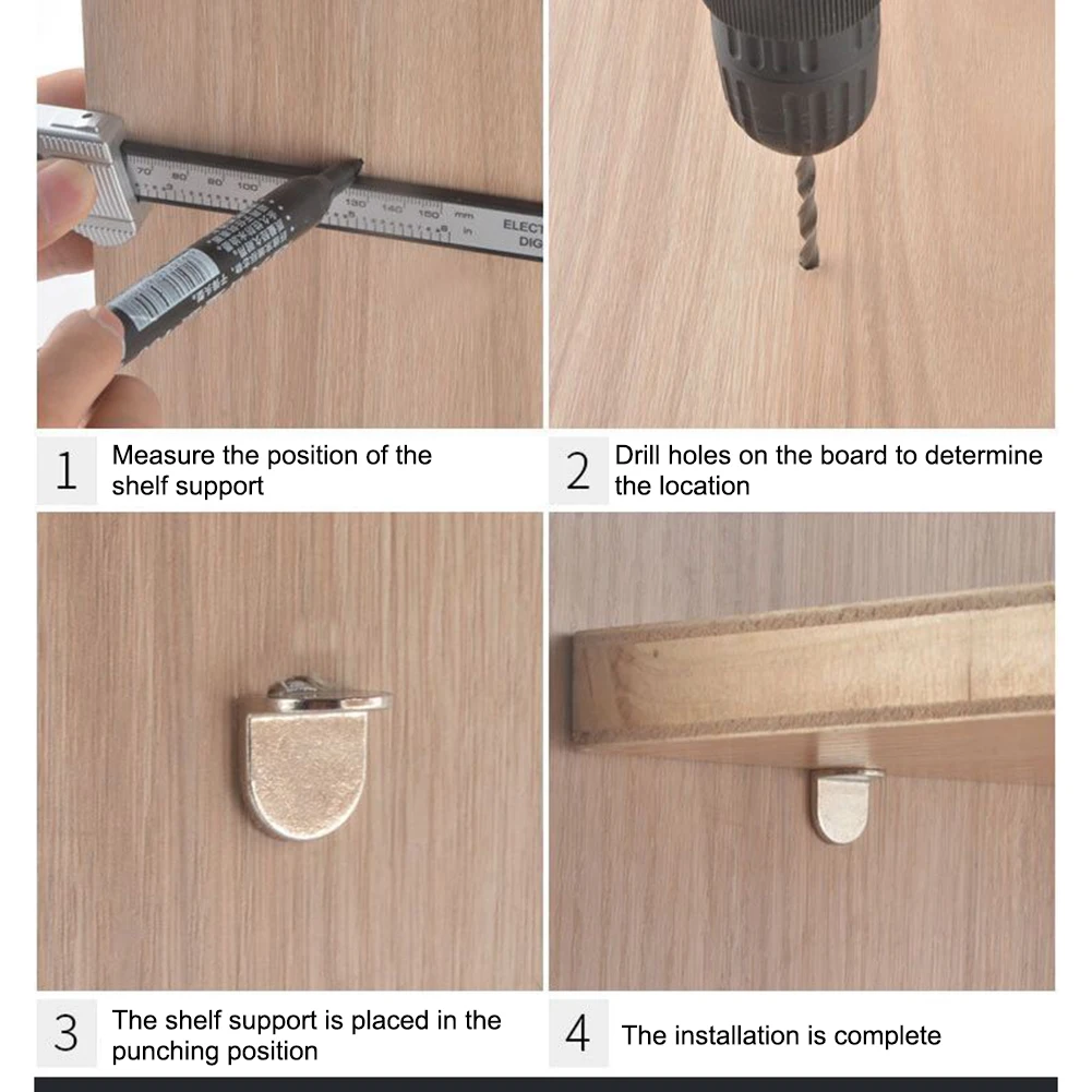 20pcs 5mm L - Shaped Shelf Support Studs: Fix Wood... – Grandado