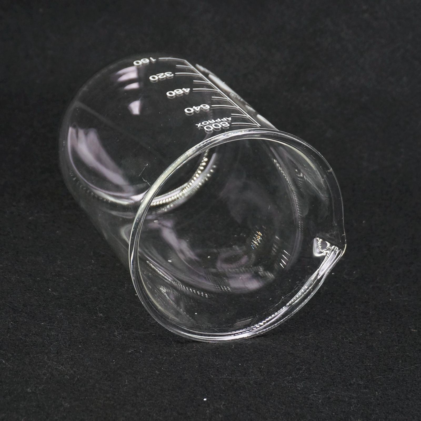800ml Low Form Beaker Chemistry Laboratory Borosil... – Vicedeal