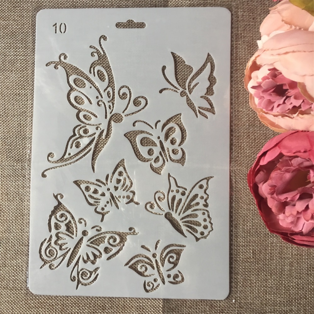 1 Pcs 27.5X19 cm Vlinder DIY Craft Gelaagdheid Ste... – Grandado