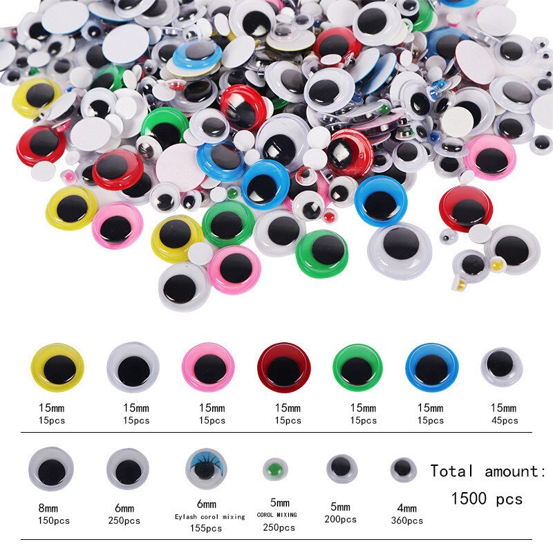 VOGVIGO Art Eyes Self-Adhesive Paper Multiple Colo... – Vicedeal