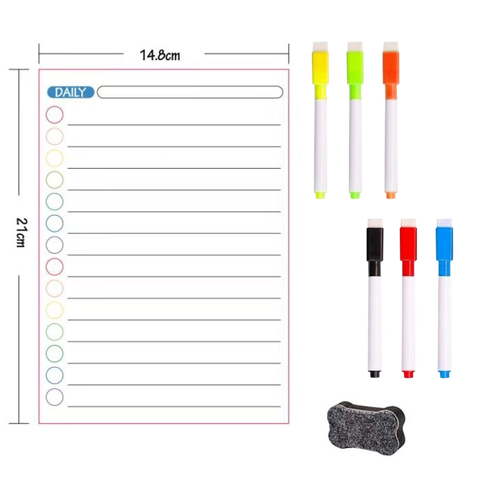Magnetic Daily Weekly Monthly Planner Dry Erase Ca... – Vicedeal
