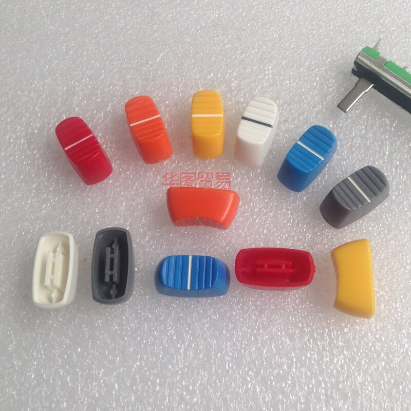 12 st oval 4mm skjutpotentiometer fader knopp lock... – Grandado