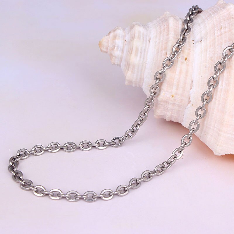 316 edelstahl kette halskette für männer 50 cm 60 ... – Grandado