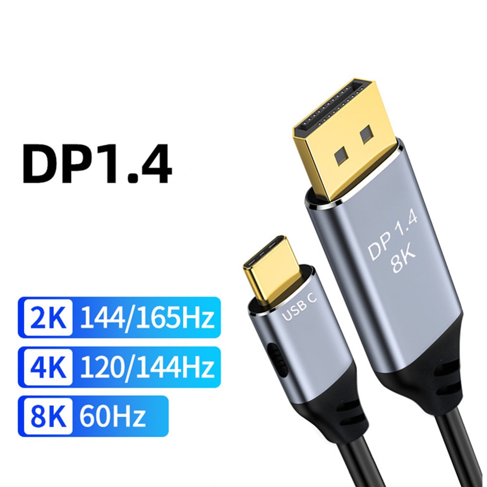 USB C to DisplayPort Cable 8K DP Type C 3.1 to Dis... – Vicedeal