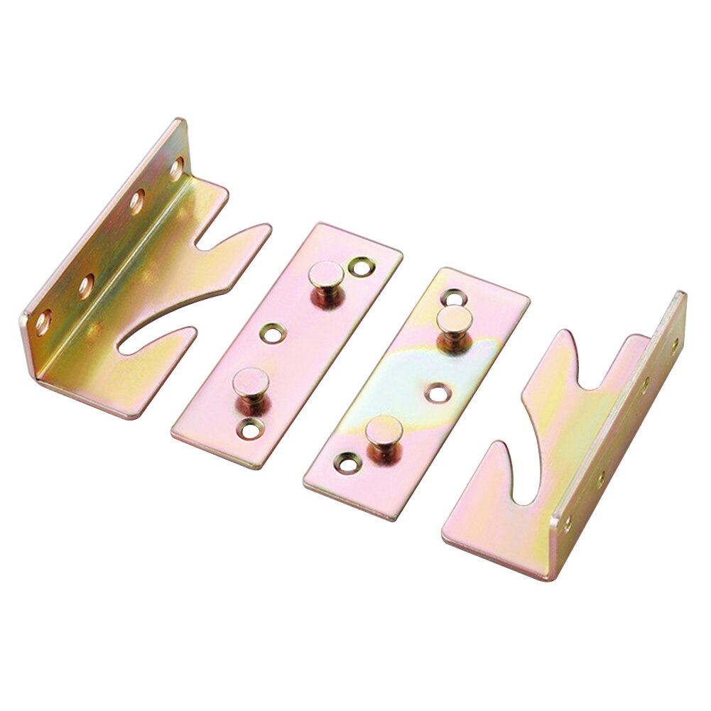 4pair/set Non Mortise Iron Furniture Fittings Bedr... – Grandado
