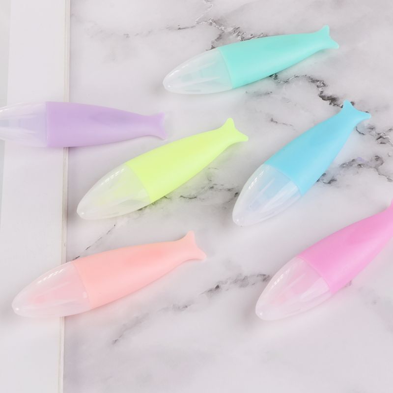 6 Pcs/Pack Mini Fish Sticks Fluorescent Pen Cartoo... – Grandado