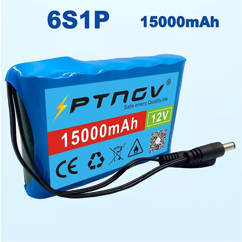 Portable Super 12V 6S1P 15000mah battery Rechargea... – Grandado