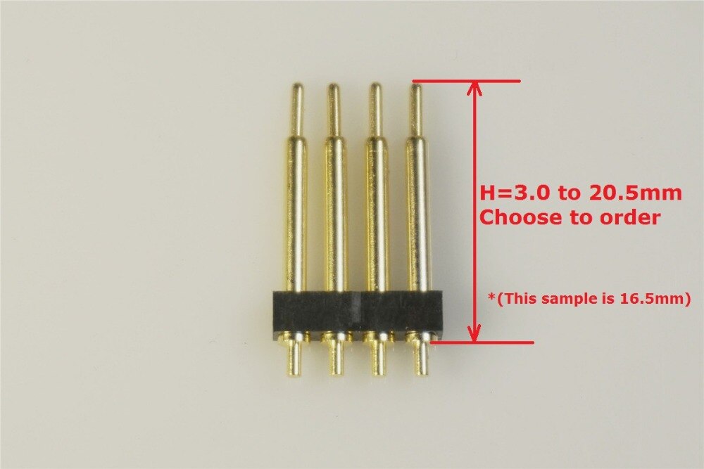 2 uds. Conector Pogo Pin con resorte 4 Pin 2,54mm ... – Grandado