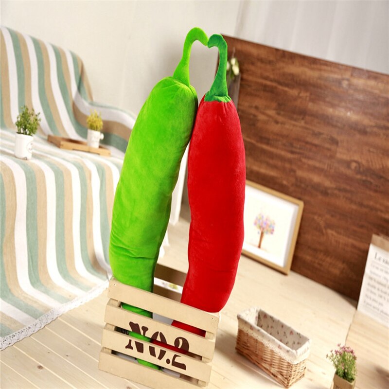 pepper green pepper pillow plush toy cushion large... – Grandado