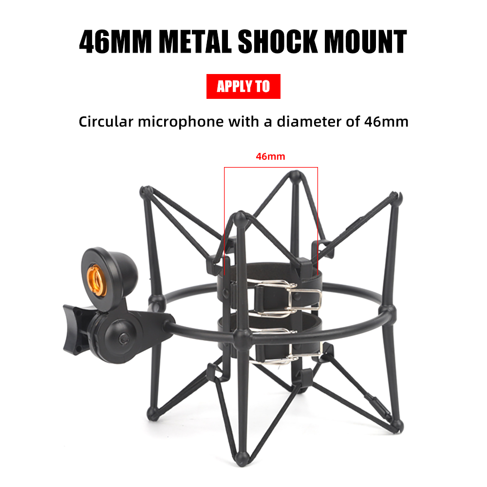 Metal Mic Shock Mount for U47 Diameter Microphone ... – Vicedeal