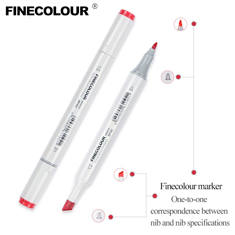 Finecolour EF101 Art Markers Standard 24/36/48/60/... – Grandado