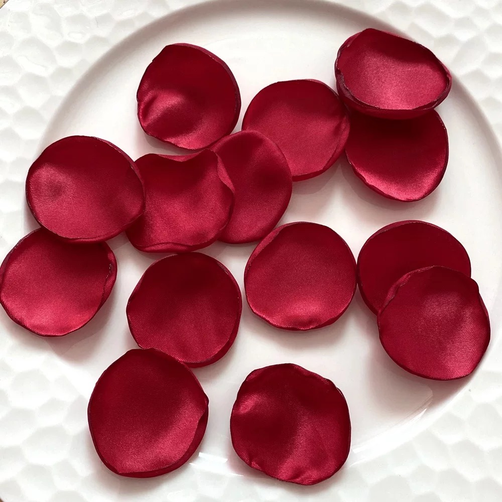 Rose Gold Petals Burgundy Rose Petals Champagne Pe... – Grandado