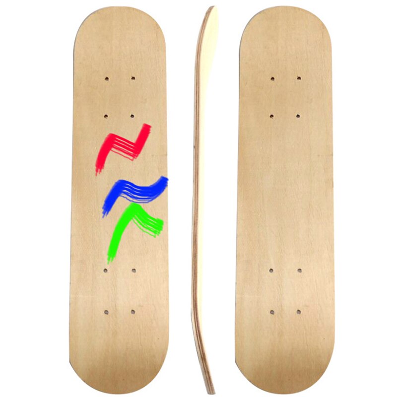 Jusenda Skateboard Wood Maple DIY Double Rocker Sk... – Vicedeal