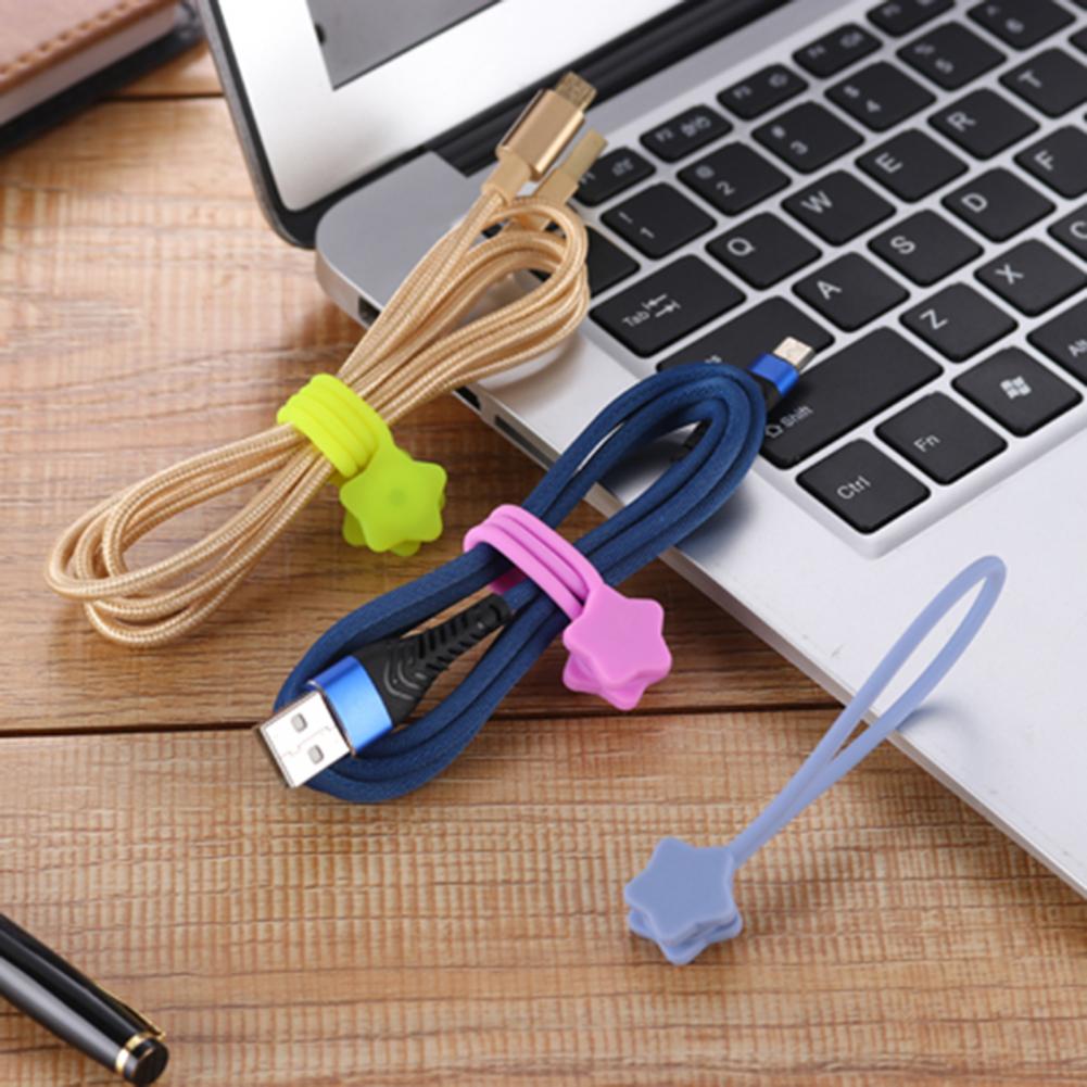 Cable Organizer Magnetic Star Shape Silicone Charg... – Vicedeal
