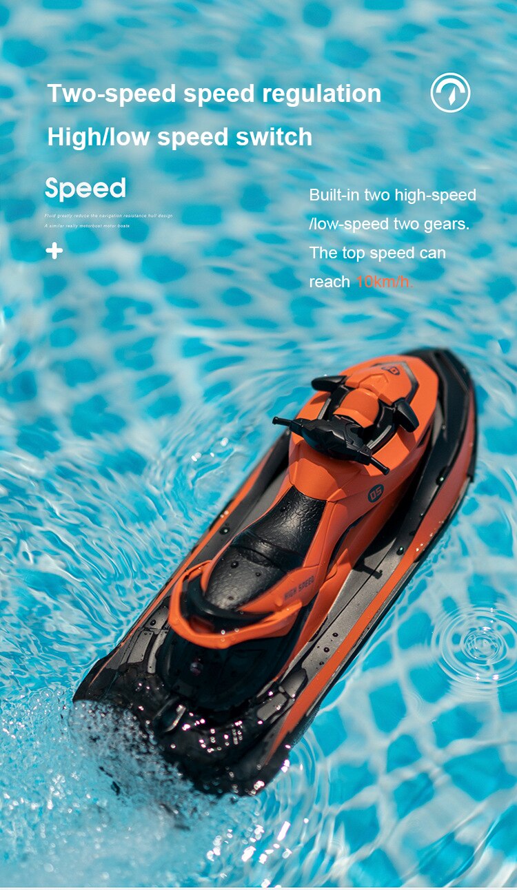 Mini Remote Control Boat 2.4G 50m Remote Control S... – Grandado