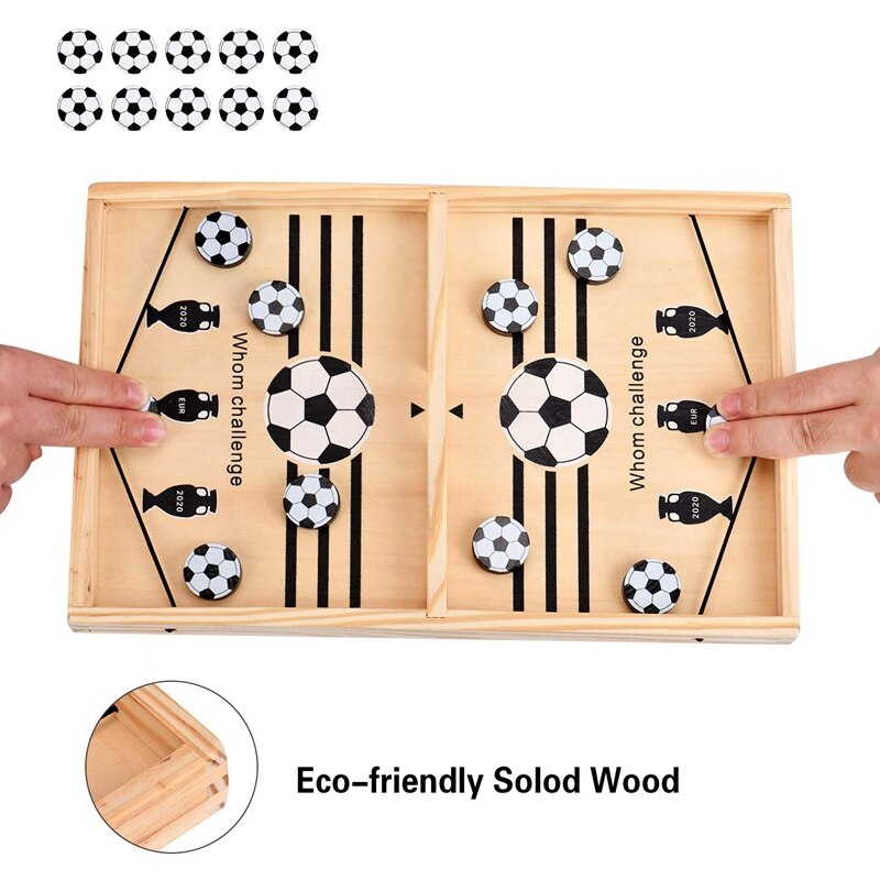 Fast Sling Puck Game 1 Checkerboard And 10 Chess P... – Grandado