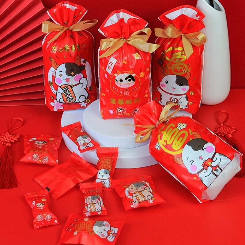 Chinese Year Candy Bundles Nougat Snowflakes Biscu... – Grandado