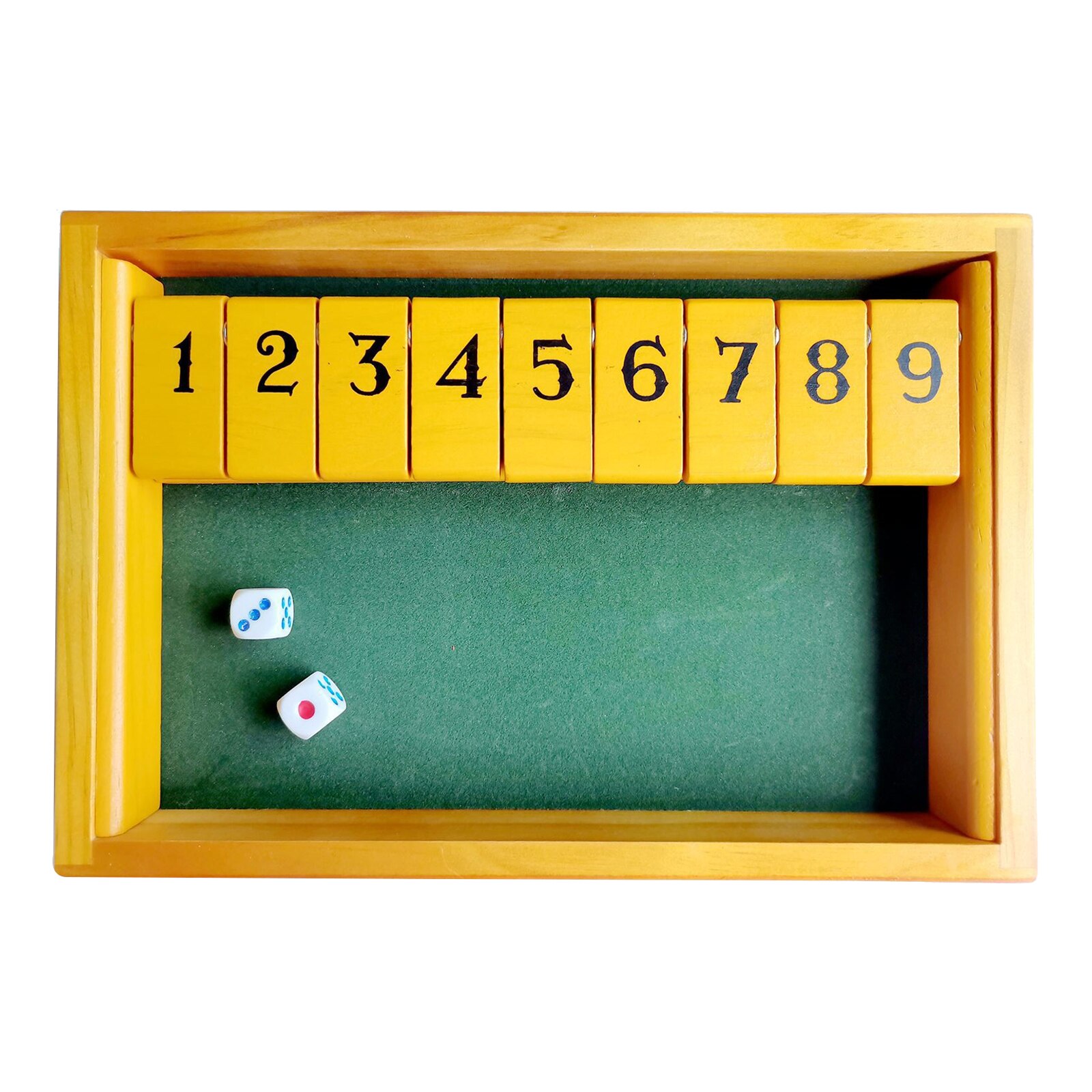 2-4 Player 9 Numbers Shut the Box Premium Puzzle B... – Grandado