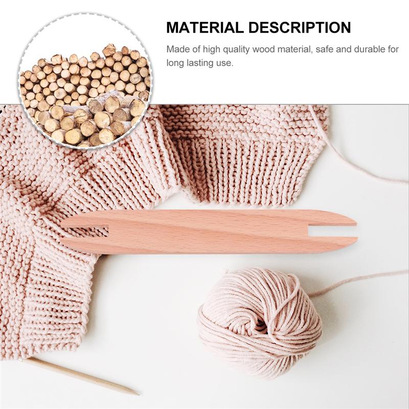 1 pc Wooden Shuttle Portable Weaving Stick Knittin... – Vicedeal