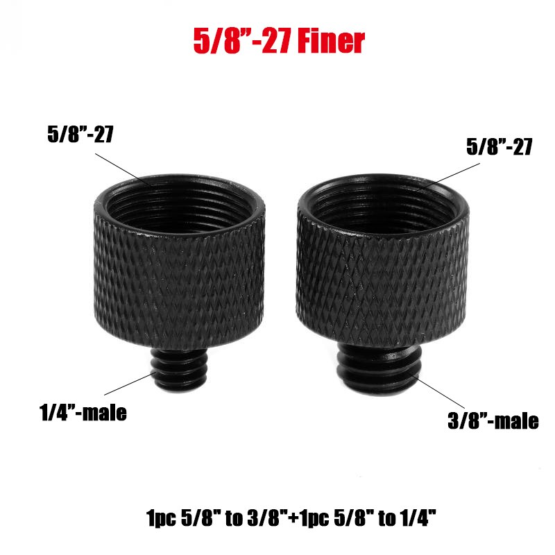 Metal Adapter 2pcs 5/8" to 3/8"+5/8"... – Grandado